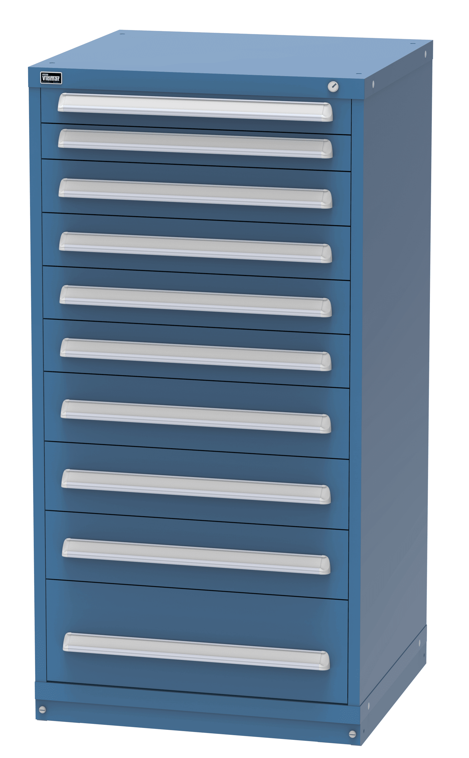 Vidmar 30" Wide 10 Drawer Cabinet