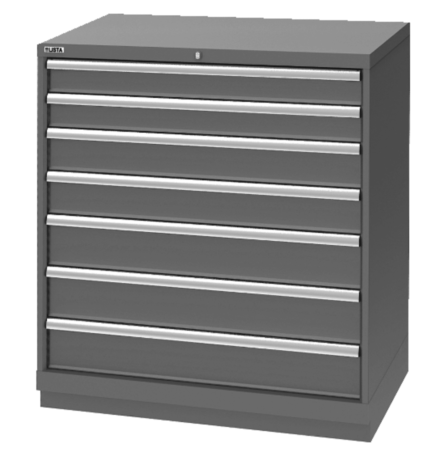 Lista 40.25" Wide 7 Drawer Cabinet Plus Accessories
