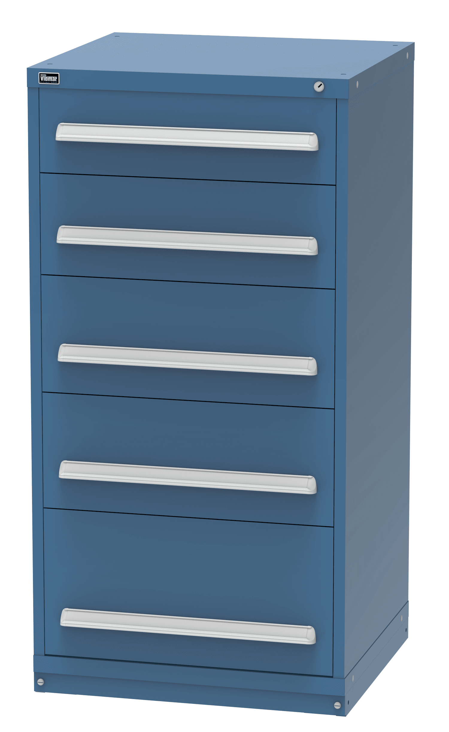 Vidmar 30" Wide 5 Drawer Cabinet Plus Accessories