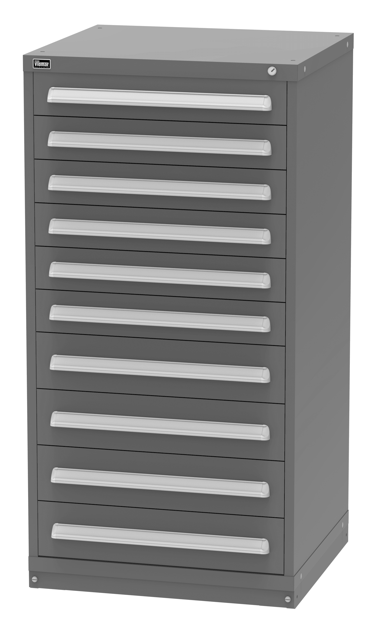 Vidmar 30" Wide 10 Drawer Cabinet Plus Accessories