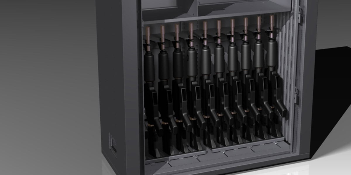 Vertical Weapon Storage