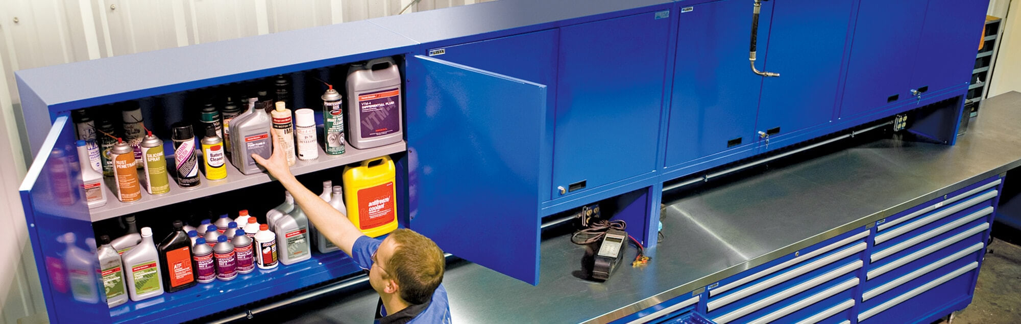 Overhead Cabinets Shelves and Mounting Components