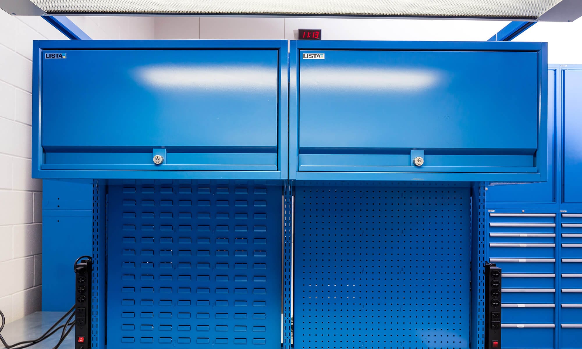 Overhead Cabinets Shelves and Mounting Components