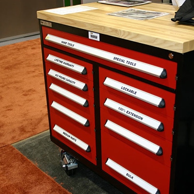 Commercial tool boxes store